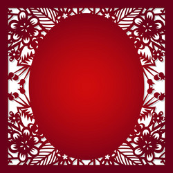 Cut and torn paper round shape template Royalty Free Vector