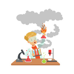 Science Explosion Cartoon