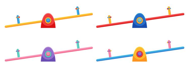 Seesaw Cartoon Vector Images (over 1,200)