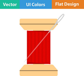 Colored thread reel Royalty Free Vector Image - VectorStock