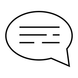 Cartoon emphasis speech bubble icon Royalty Free Vector
