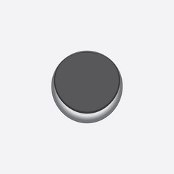 Button - icon in white background Royalty Free Vector Image