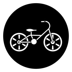 Kids bike icon Royalty Free Vector Image - VectorStock
