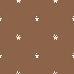 Seamless background paw print gender neutral Vector Image