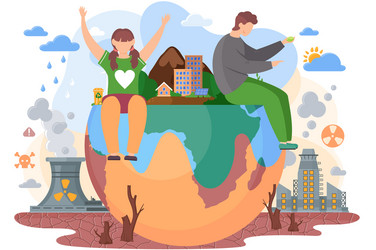 Human Destroying Nature Vector Images (over 140)