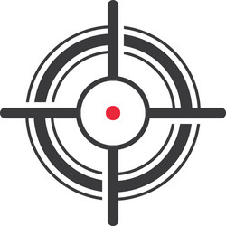 Target shooting gallery with boar black silhouette