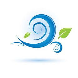 Wind icon cartoon style Royalty Free Vector Image