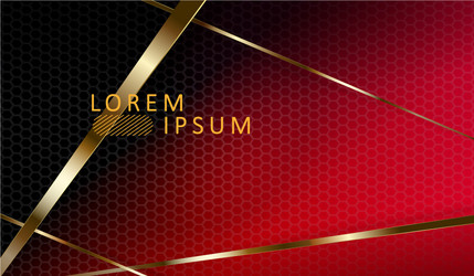 Geometric red composition with overlapping Vector Image