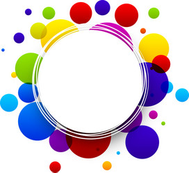 Round green background Royalty Free Vector Image