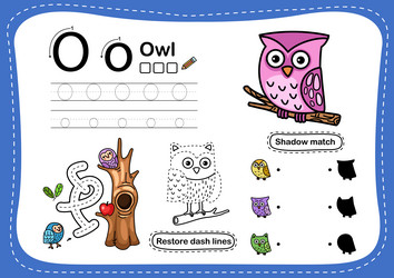 Owl Flashcard Vector Images (over 100)