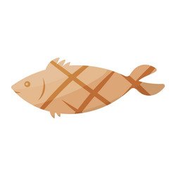 Cartoon Fish Fry Clipart