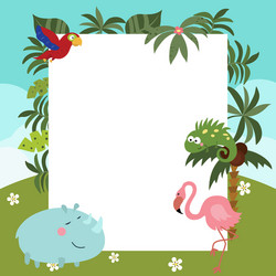 Set of different african animals Royalty Free Vector Image