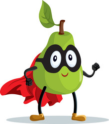 Strong superhero cabbage cartoon character Vector Image
