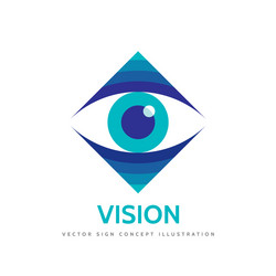 Digital vision - logo template concept Royalty Free Vector