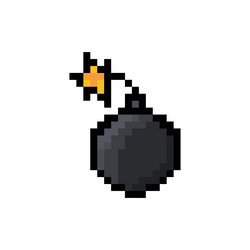 Pixelated key design Royalty Free Vector Image