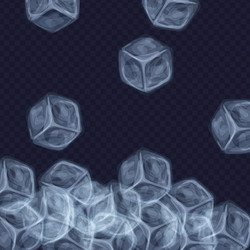Ice block set Royalty Free Vector Image - VectorStock
