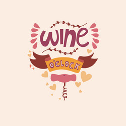 Funny hand drawn motivating calligraphy lettering Vector Image