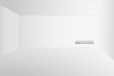 Empty white room Royalty Free Vector Image - VectorStock