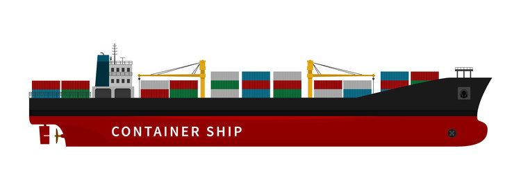 Container carrier icon Royalty Free Vector Image