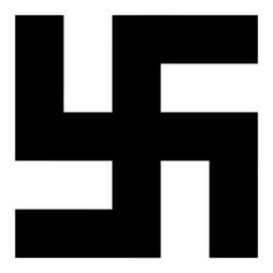 German Swastika Symbol Royalty Free Vector Image