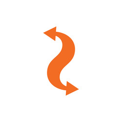 Two Way Curved Arrow Vector Images (over 550)