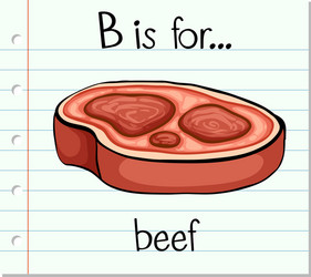 Meat Flashcard Vector Images (24)
