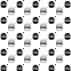 Burger Pattern Background Vector Images (over 3,700)
