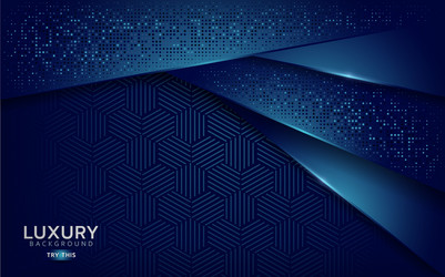 Modern navy blue background with abstract shape Vector Image