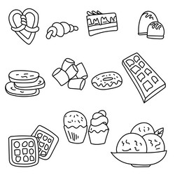 Bakery Outline Pastry Vector Images (over 20,000)