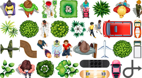 Birds Eye View Park Vector Images (57)