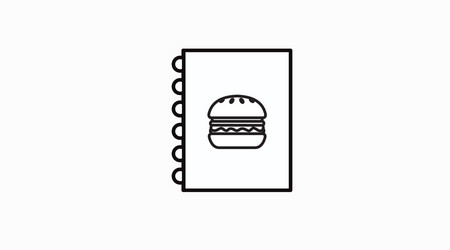 Black and white menu icon Royalty Free Vector Image