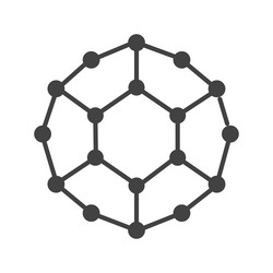 Nanoparticle icon image Royalty Free Vector Image