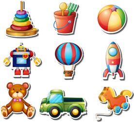 Toys Royalty Free Vector Image - VectorStock