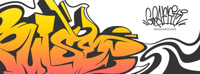 Urban street art graffiti style poster Royalty Free Vector