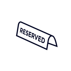 Reserved Icon Vector Images (over 29,000)