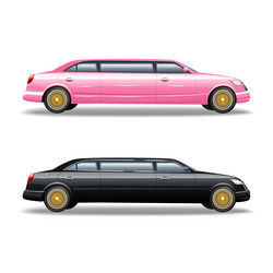 Limousine as long wheelbase luxury urban transport