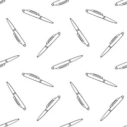 Ballpoint pen pattern Royalty Free Vector Image