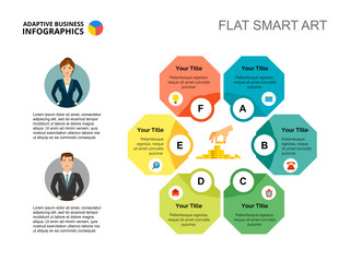 Profit concept slide template Royalty Free Vector Image