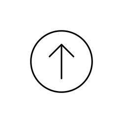 Upload icon load data symbol Royalty Free Vector Image