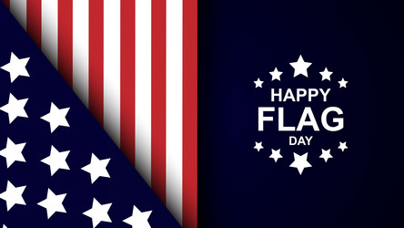 Happy flag day background template Royalty Free Vector Image