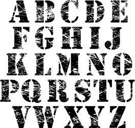 Alphabet Graffiti Stencil Vector Images (over 690)
