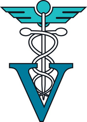 Isolated caduceus and vet design Royalty Free Vector Image