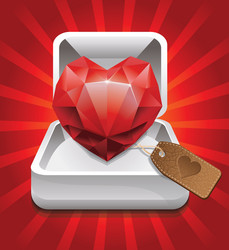 Ruby Royalty Free Vector Image - VectorStock