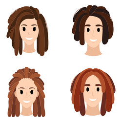 Female Dreadlocks Vector Images (over 360)