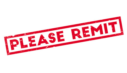 Please remit rubber stamp Royalty Free Vector Image