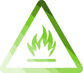 Flammable and non-flammable as well choking Vector Image