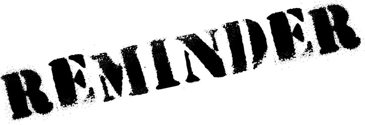 Reminder rubber stamp Royalty Free Vector Image