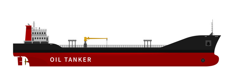 Tanker drawing 3d cargo ship industrial Royalty Free Vector