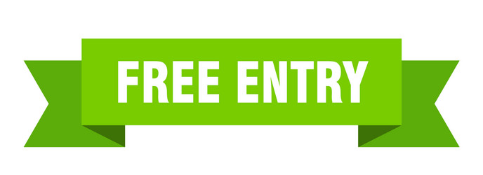 Free entry neon text design template Royalty Free Vector