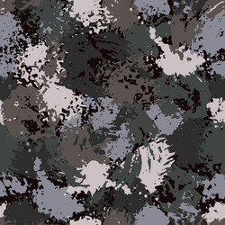 Camo pattern with paint splatter smudges Vector Image